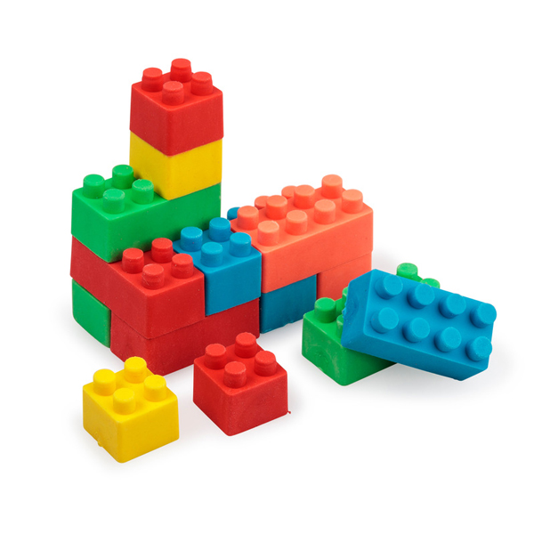 Building Bricks Erasers - The Gadget Lounge